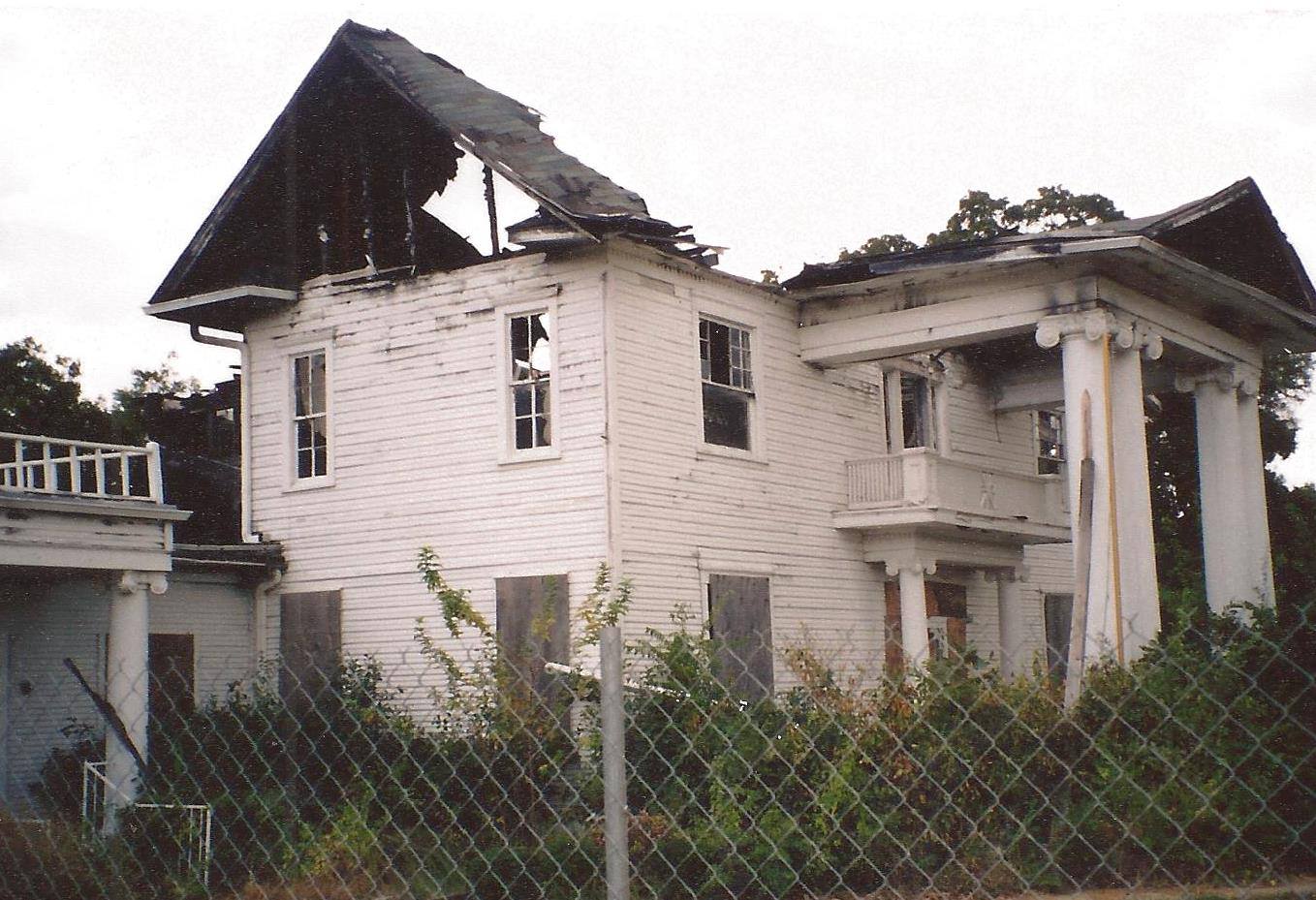 J. D. Cooper Home destroyed by fire, 1998 – Jason S. Sullivan