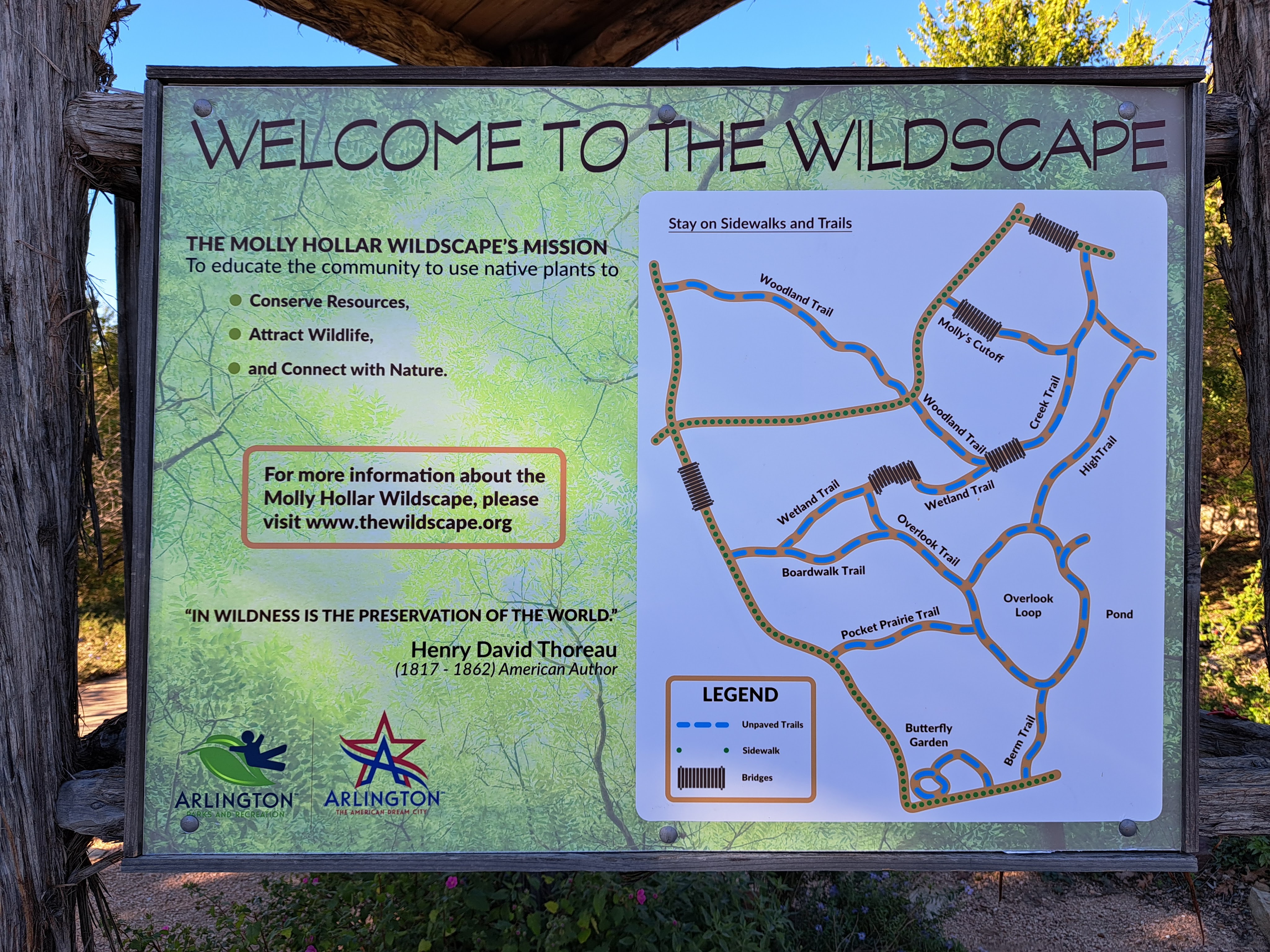 A walk on the wild side: the Molly Hollar Wildscape at Veterans Park ...